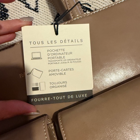 Rachel Zoe | Bags | Nwt Rachel Zoe Vegan Leather Luxe Tote Computer ...